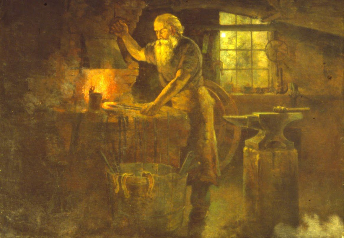 Blacksmith Painting